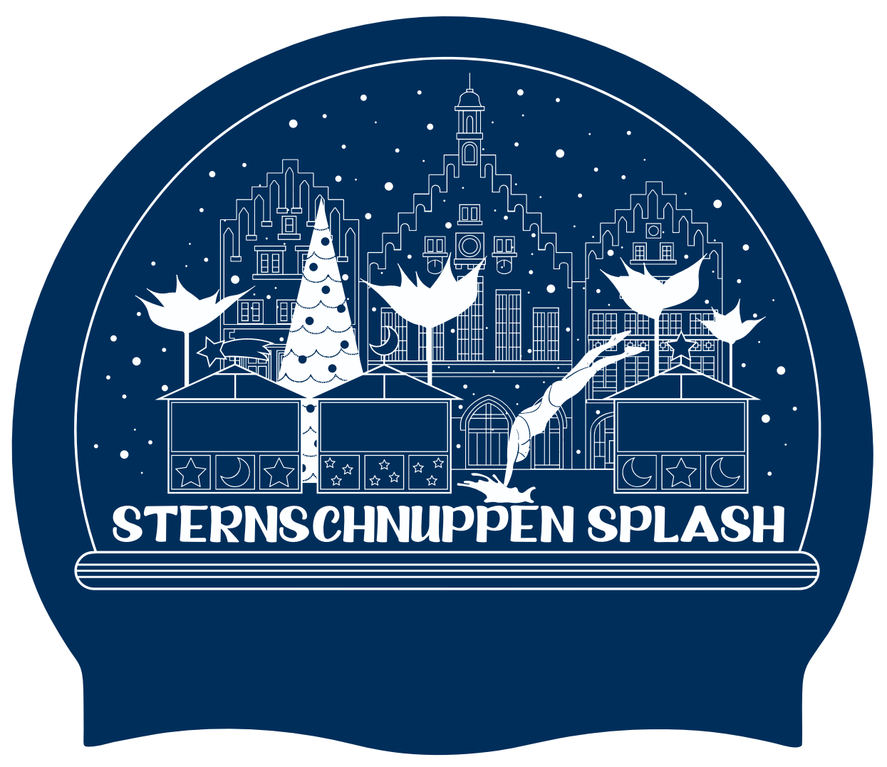 🏊 Custom Swimming Caps with your logo | Swim Cap Printers